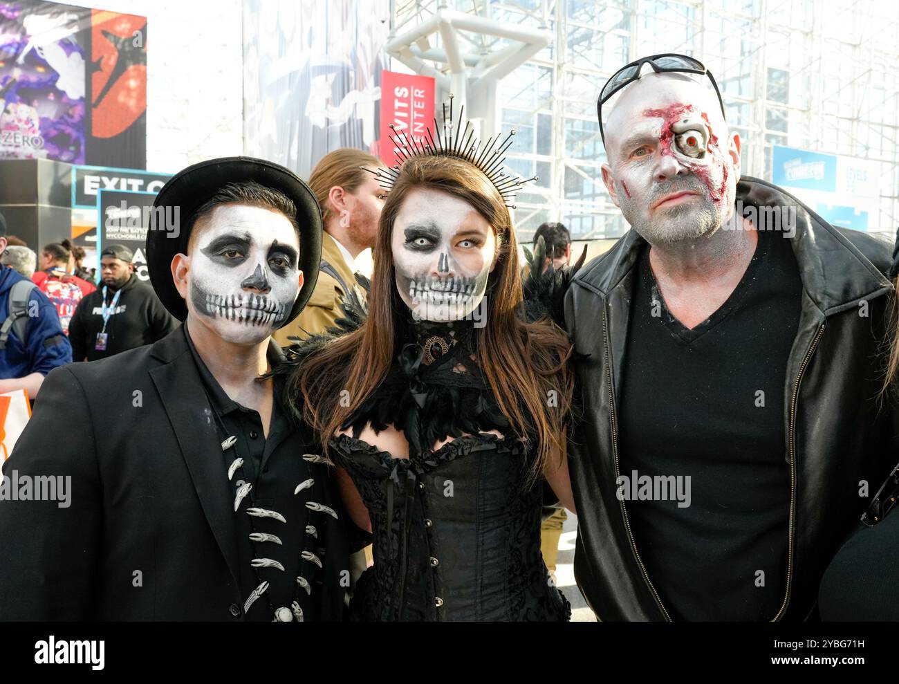 New York, United States. 18th Oct, 2024. Attendees during COMIC CON New ...