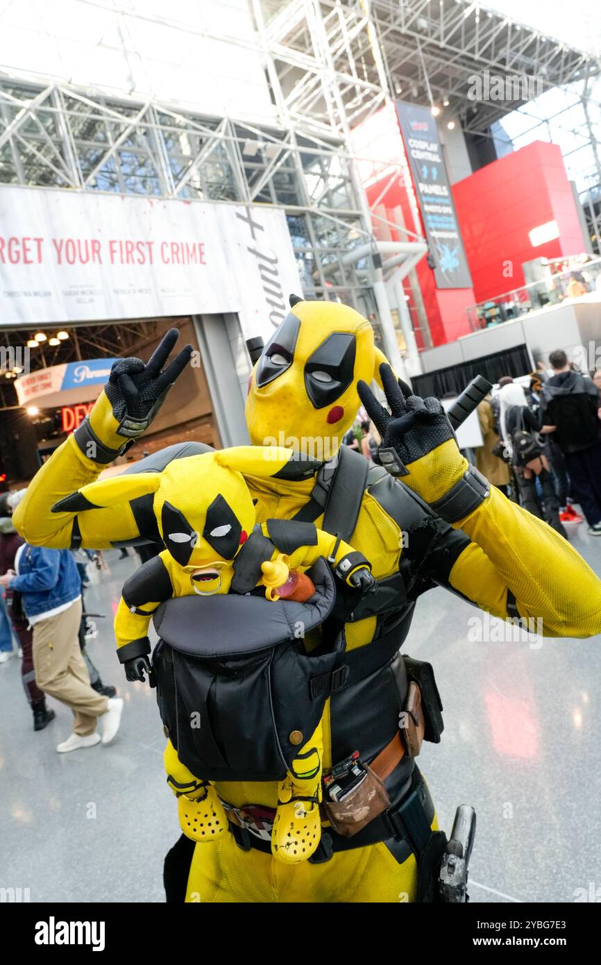 New York, United States. 18th Oct, 2024. Attendees during COMIC CON New ...