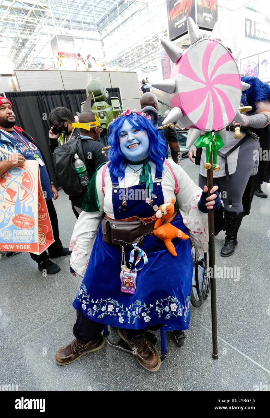 New York, United States. 18th Oct, 2024. Attendees during COMIC CON New ...