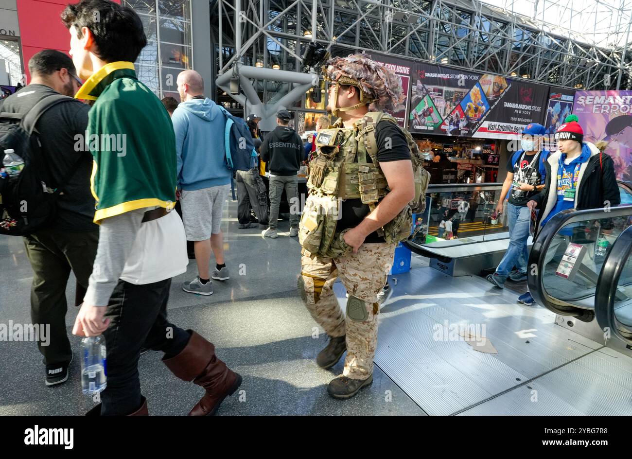 New York, United States. 18th Oct, 2024. Attendees during COMIC CON New ...