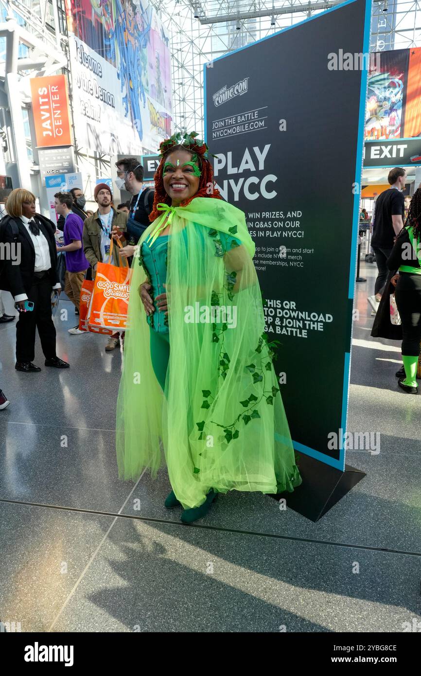 New York, United States. 18th Oct, 2024. Attendees during COMIC CON New ...