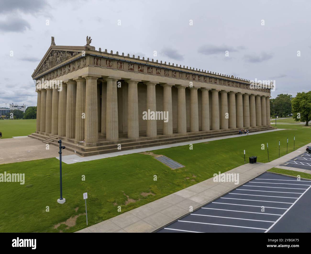 Aerial view of the Parthenon in Centennial Park, Nashville Tennessee Stock Photo - Alamy