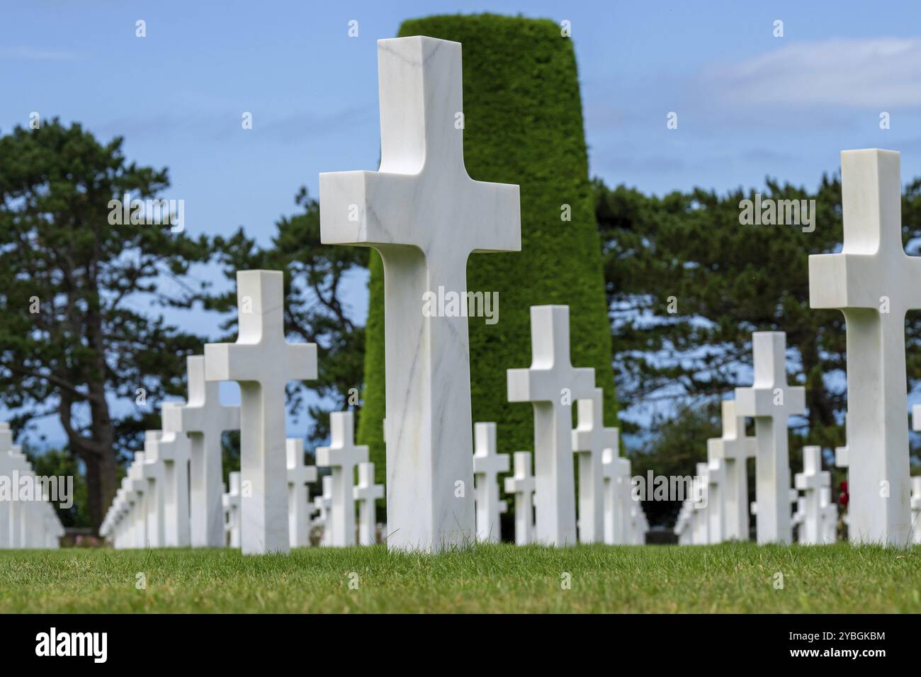 Standing among the endless rows of white crosses at the Normandy ...