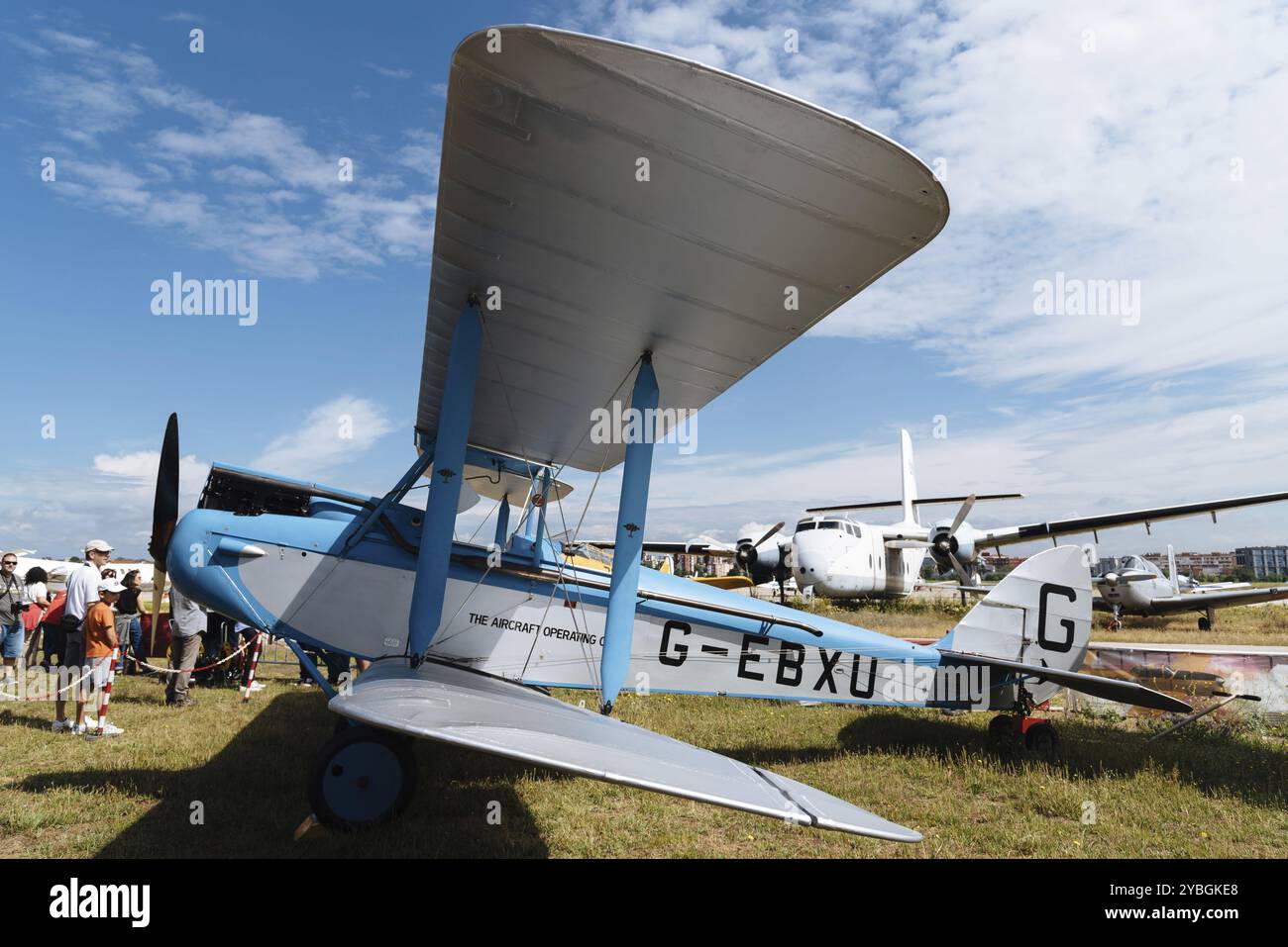 Madrid, Spain, June 3, 2018: De havilland DH-60 Moth from 1925 Aircraft ...