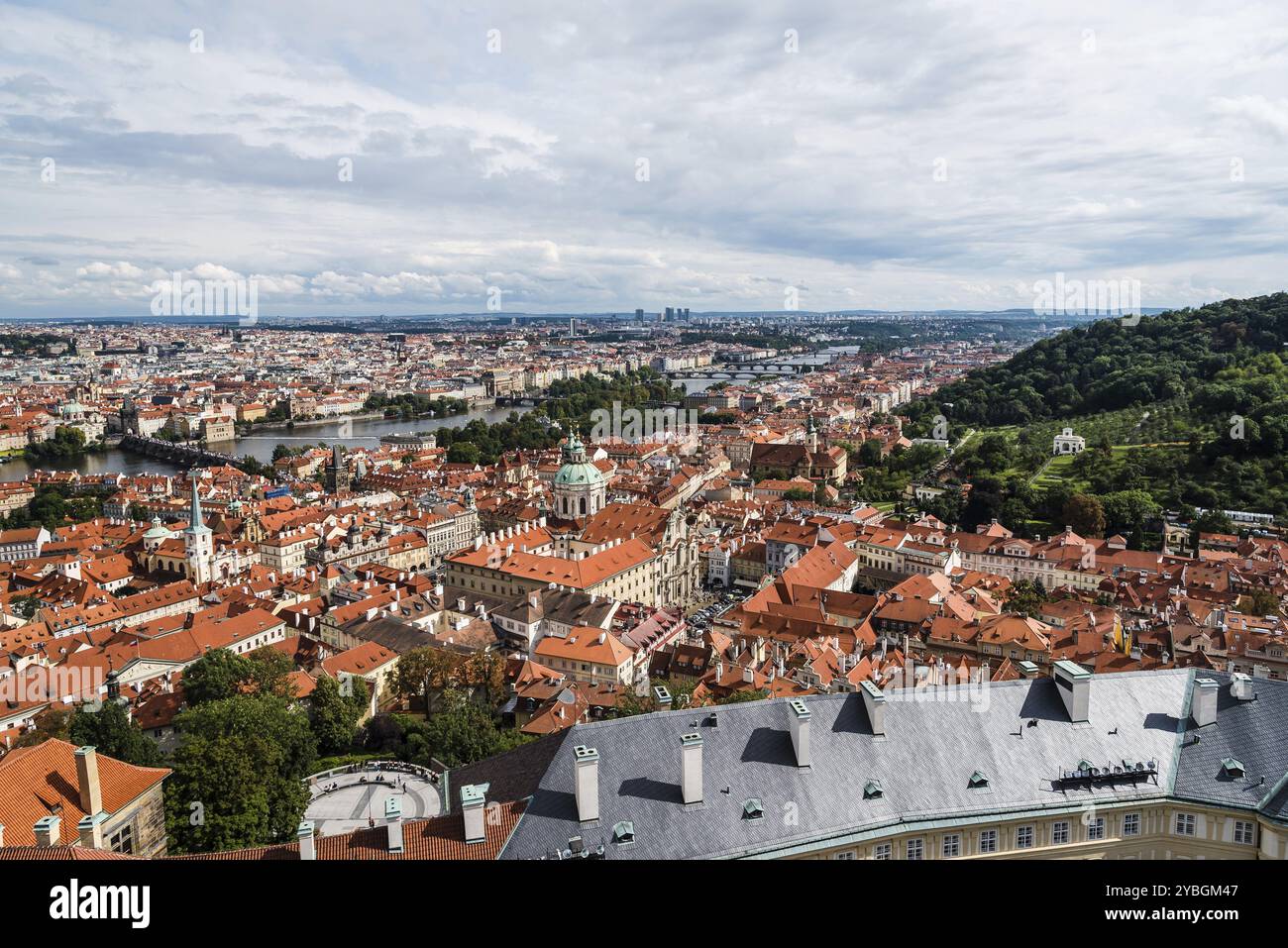 Prague from tower hi-res stock photography and images - Alamy