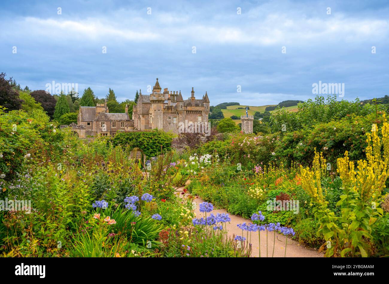 Abbotsford house walled garden hi-res stock photography and images - Alamy