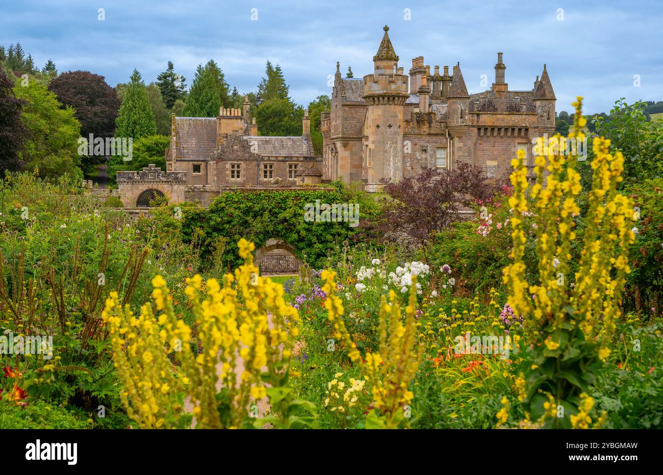 Abbotsford house walled garden hi-res stock photography and images - Alamy