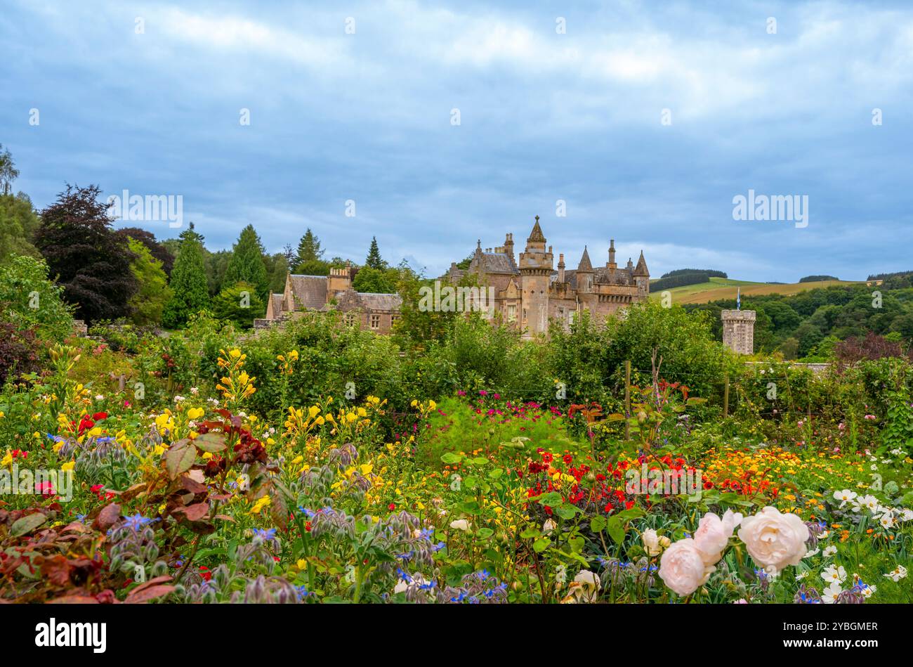 Abbotsford house walled garden hi-res stock photography and images - Alamy