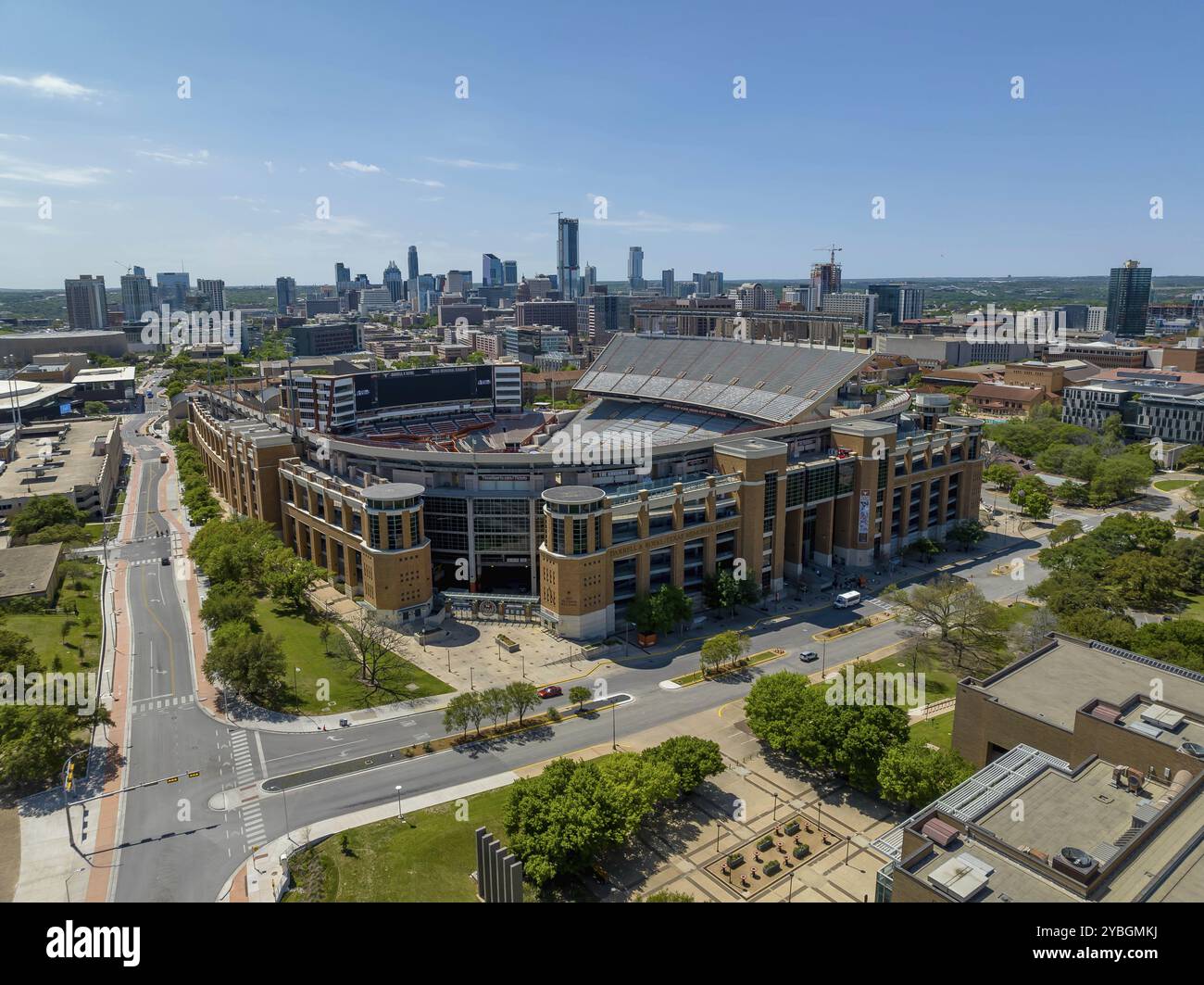 Darrell K Royal Memorial Stadium in Austin, Texas, on the campus of the ...