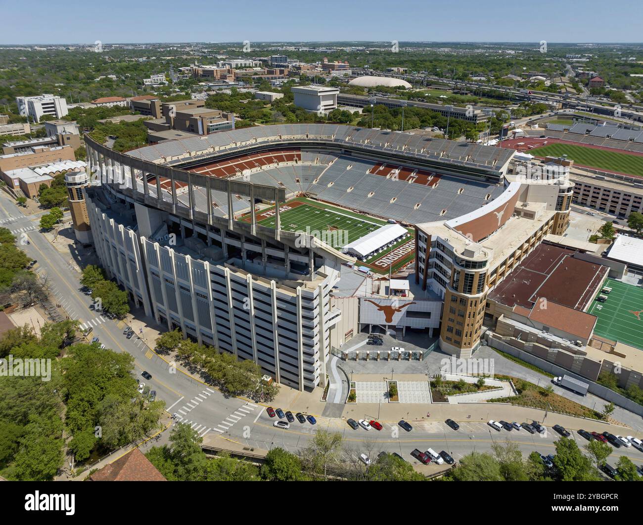 Darrell K Royal Memorial Stadium in Austin, Texas, on the campus of the ...