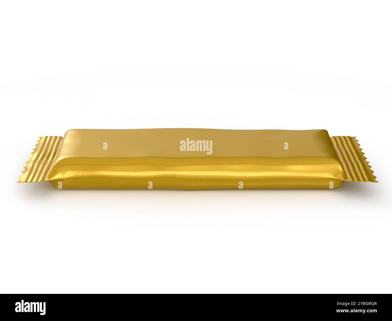 Candy bar package on a white background. 3d illustration Stock Photo ...