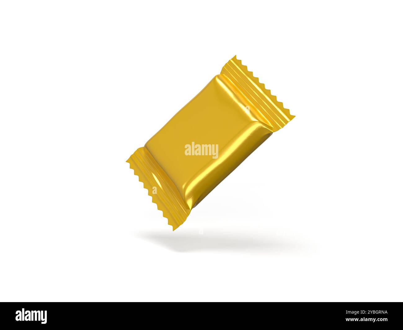 Candy bar package on a white background. 3d illustration Stock Photo ...