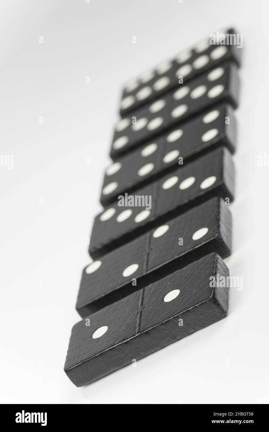 Dominos with white dots hi-res stock photography and images - Alamy
