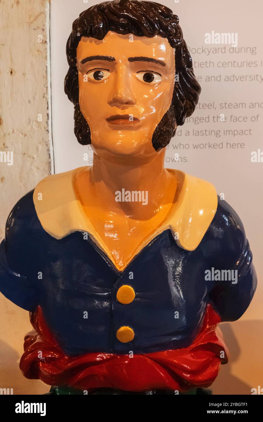 England, Kent, Chatham, The Historic Dockyard, Display of Ships ...