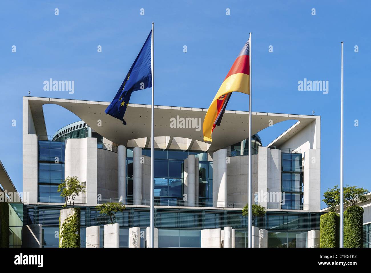 Berlin, Germany, July 28, 2019: The Bundeskanzleramt, German Federal ...