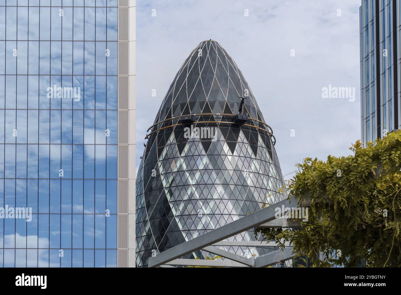London, UK, August 25, 2023: The Gherkin Building or 30 St Mary Axe by ...