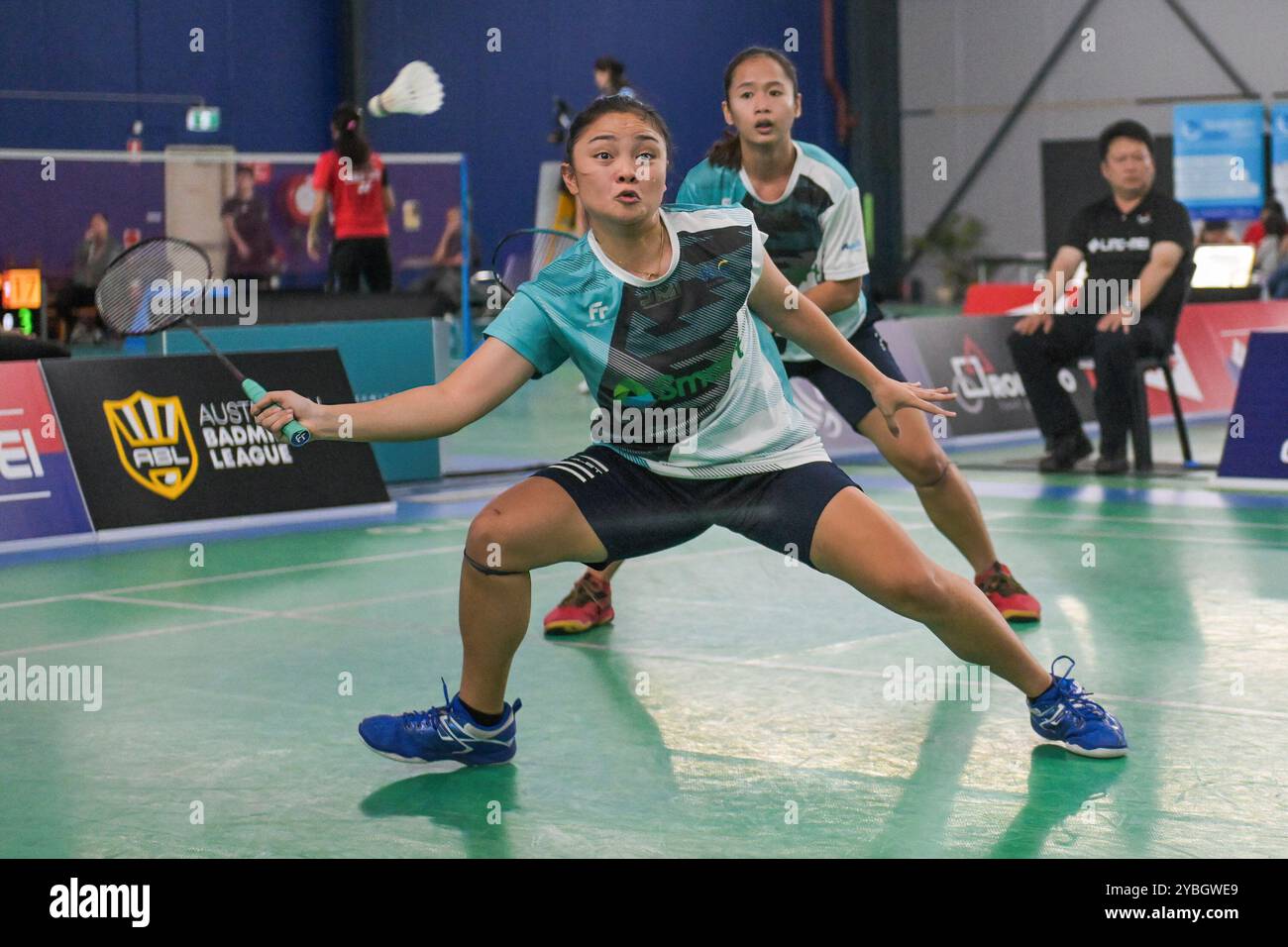 Lidcombe, Australia. 19th Oct, 2024. Airah Mae Nicole Albo (R) and ...