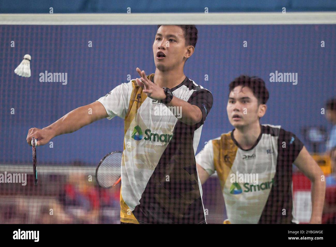 Lidcombe, Australia. 19th Oct, 2024. Alvin Morada (L) and Christian Bernardo (R) of Philippines ...