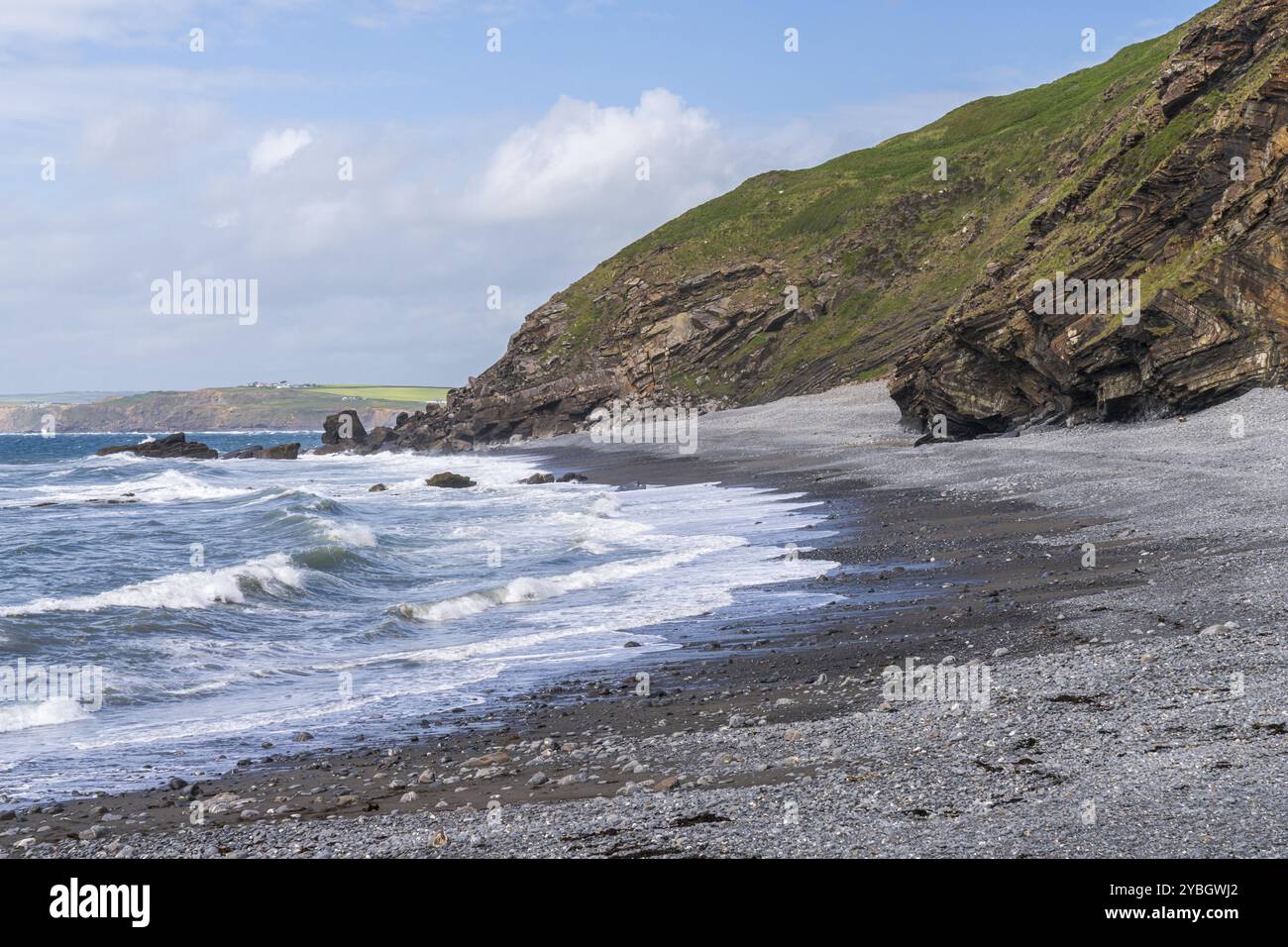 Millook beach hi-res stock photography and images - Alamy