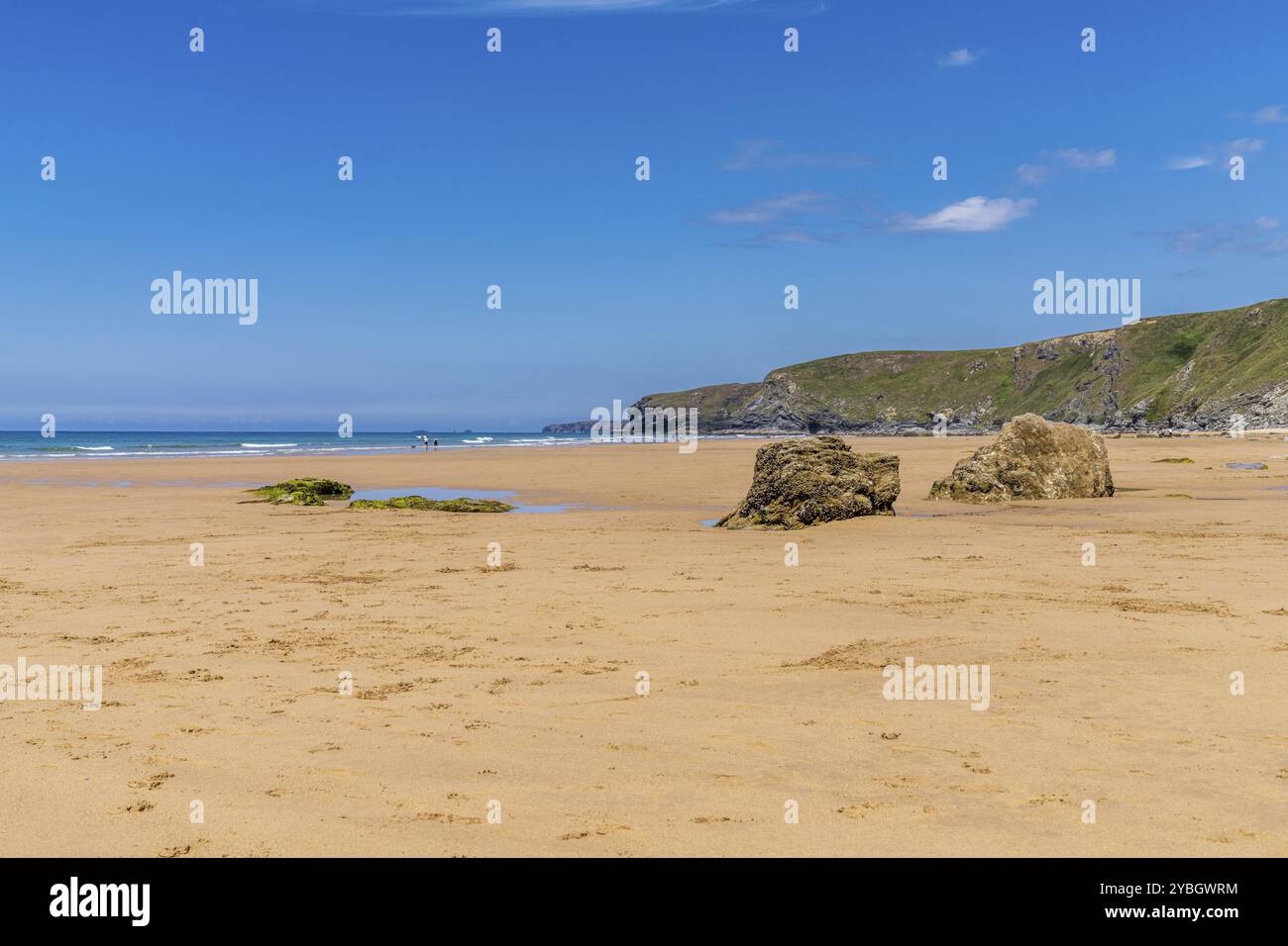 Watergate Bay near Newquay, Cornwall, England, UK Stock Photo - Alamy