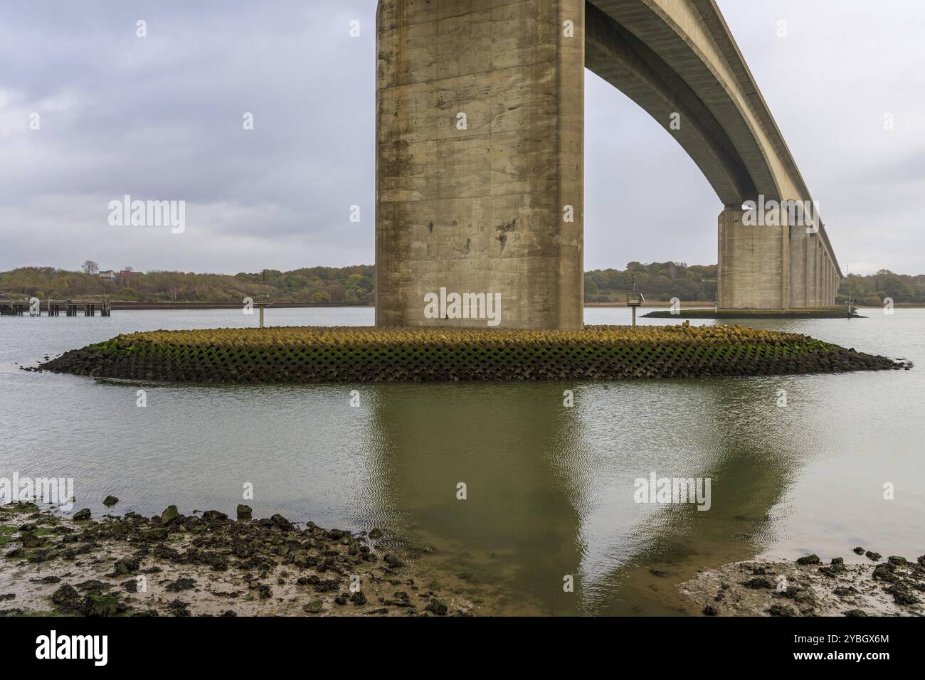 Orwell Bridge near Ipswich, Suffolk, England, UK Stock Photo - Alamy