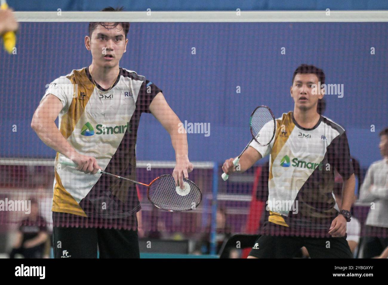 Alvin Morada (R) and Christian Bernardo (L) of Philippines seen in ...