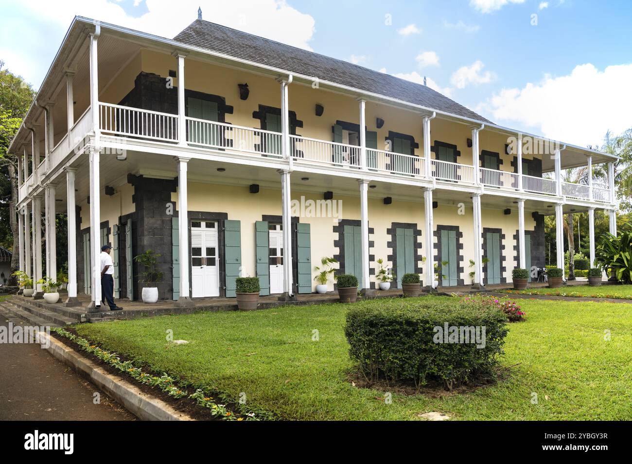 House, residence, colonial style, Sir Seewoosagur Ramgoolam Botanical ...