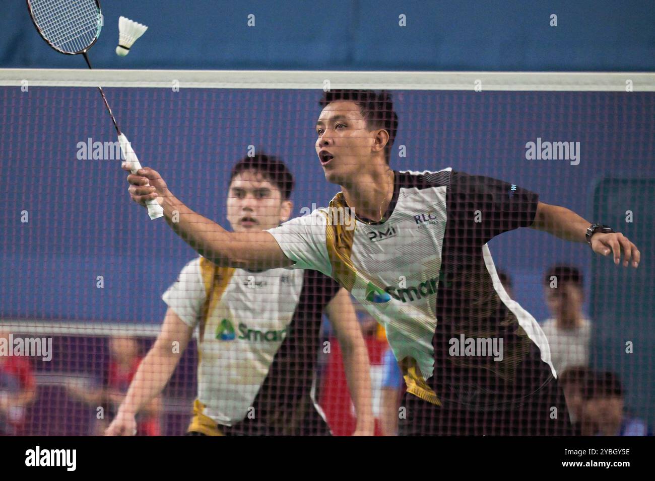 Alvin Morada (R) and Christian Bernardo (L) of Philippines seen in ...