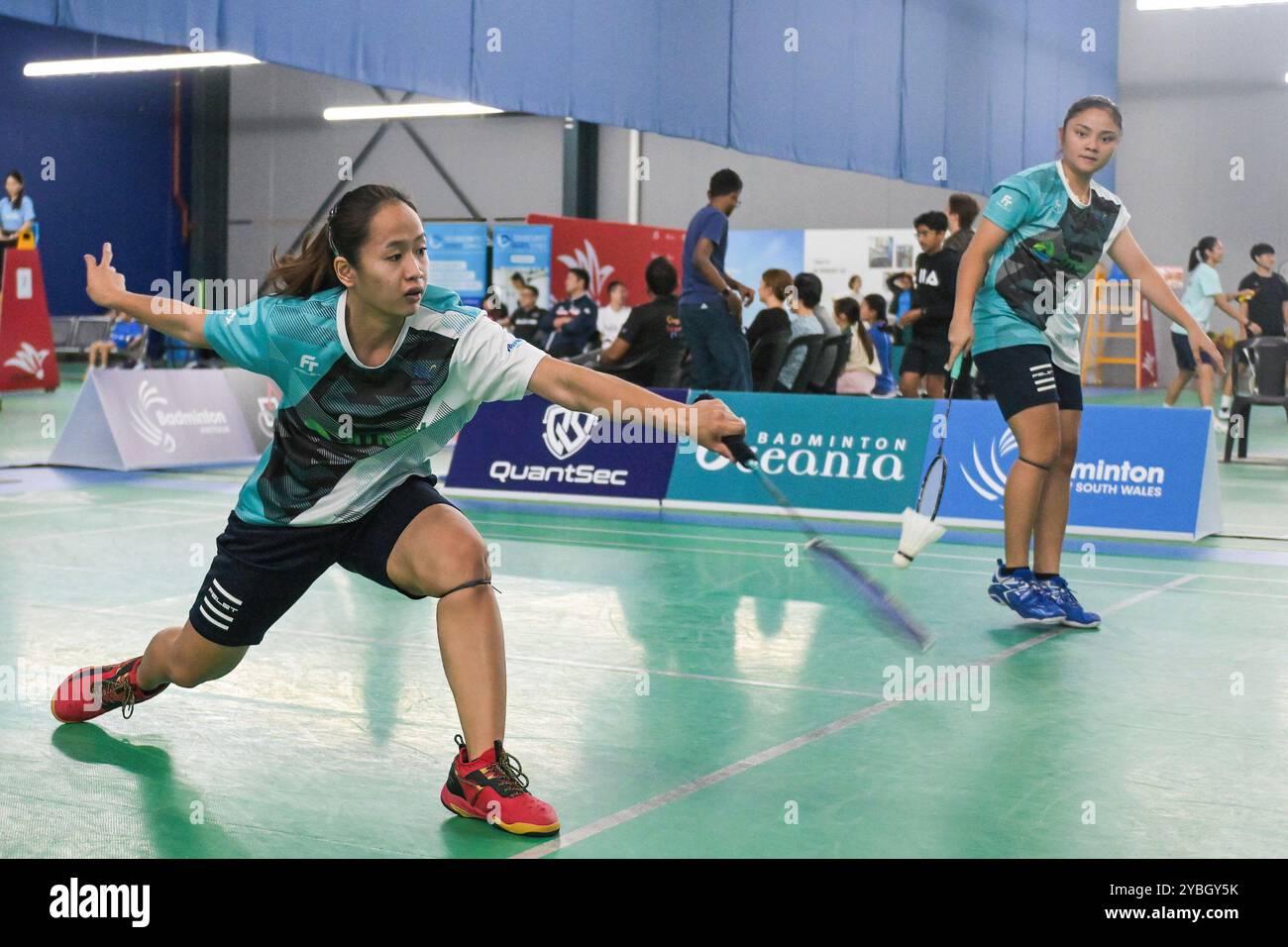 Airah Mae Nicole Albo (L) and Eleanor Christine Inlayo (R) of ...