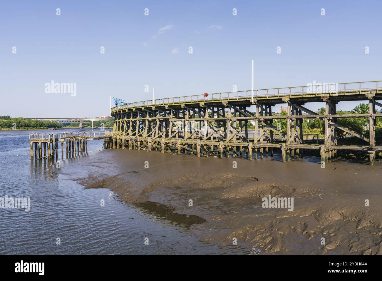 The Dunston Staiths in Newcastle upon Tyne, Tyne and Wear, England, UK ...