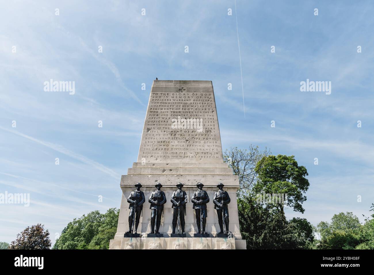 London, UK, May 15, 2019: The Guards Memorial, also known as the Guards ...