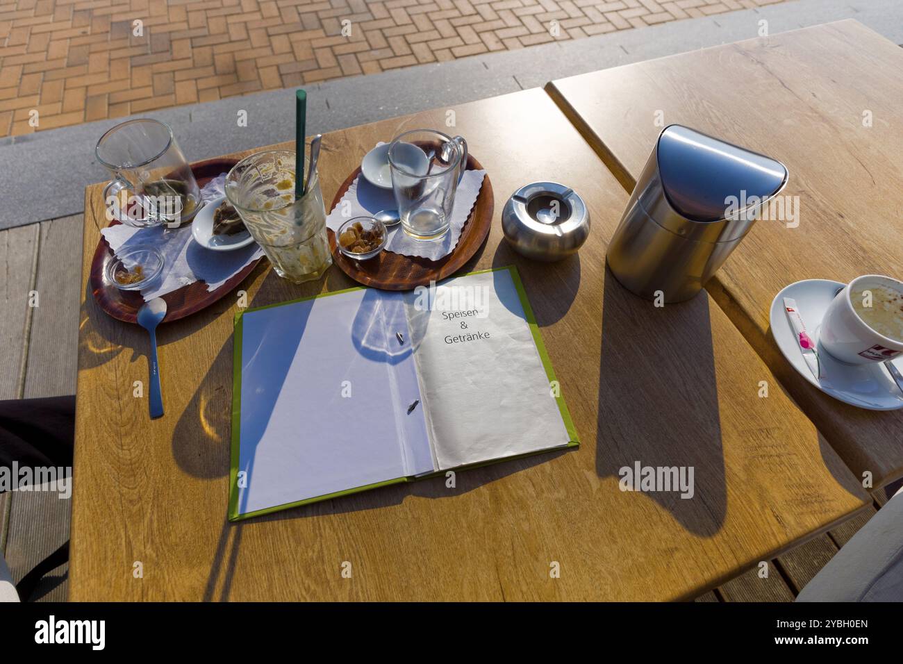 Breakfast is finished Stock Photo - Alamy