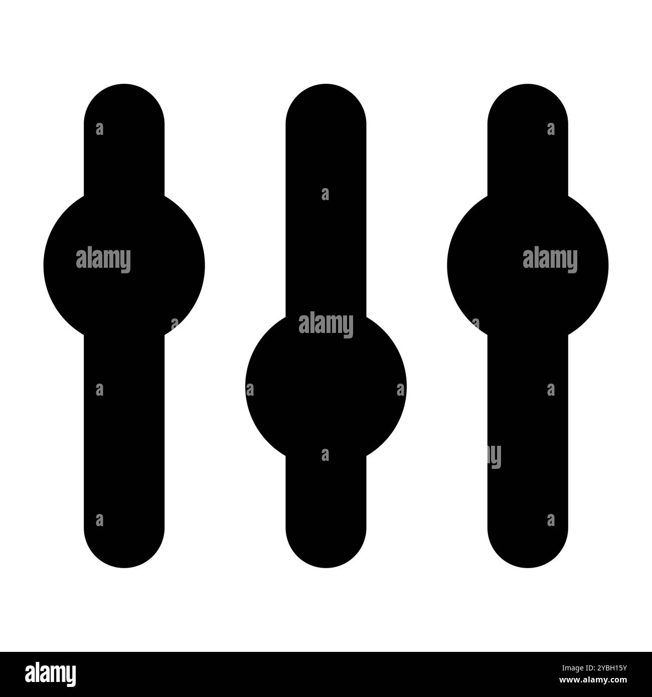 Equalizer bar vector Black and White Stock Photos & Images - Alamy