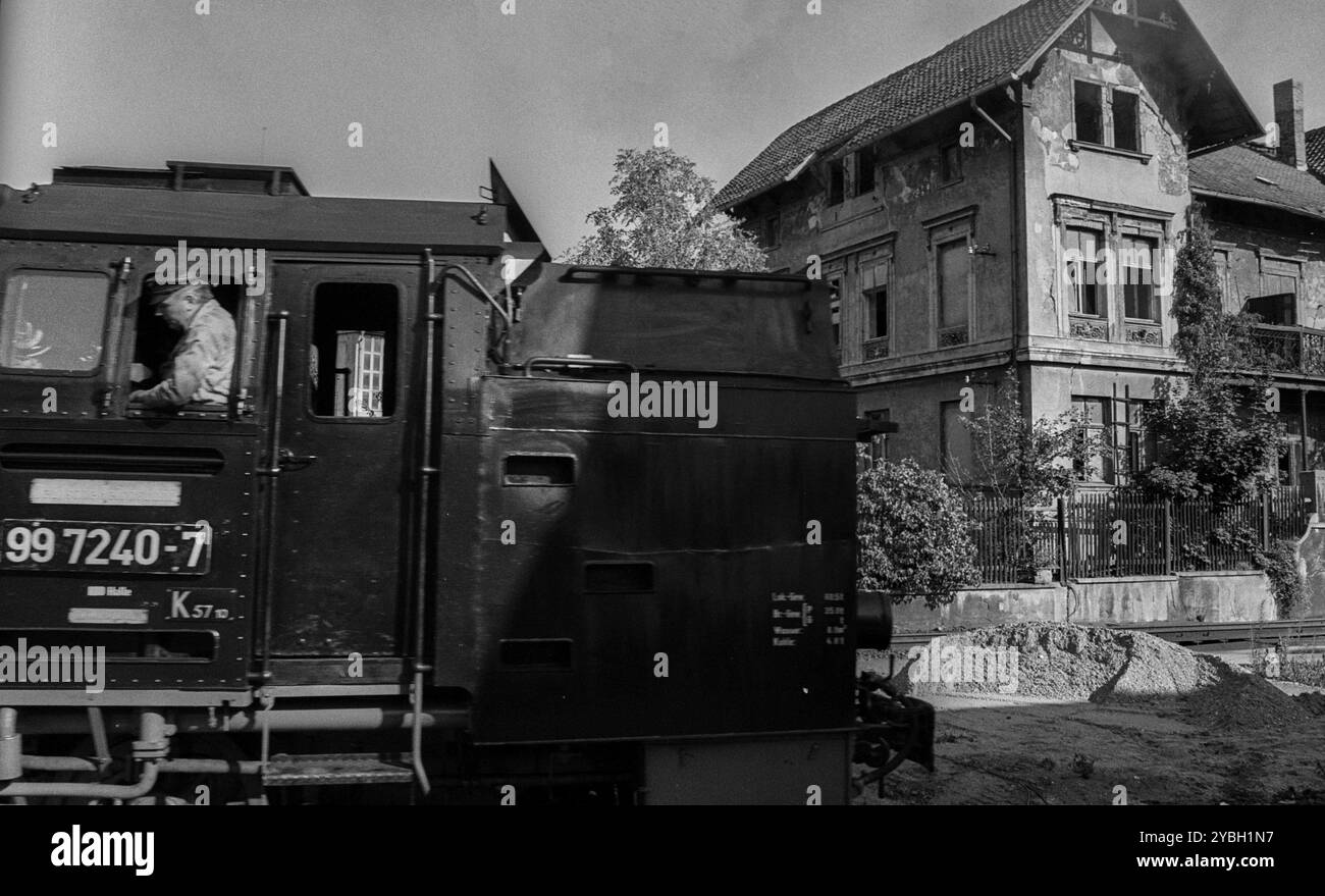 Germany, Wernigerode, 14.09.1991, the Harz narrow gauge railway ...