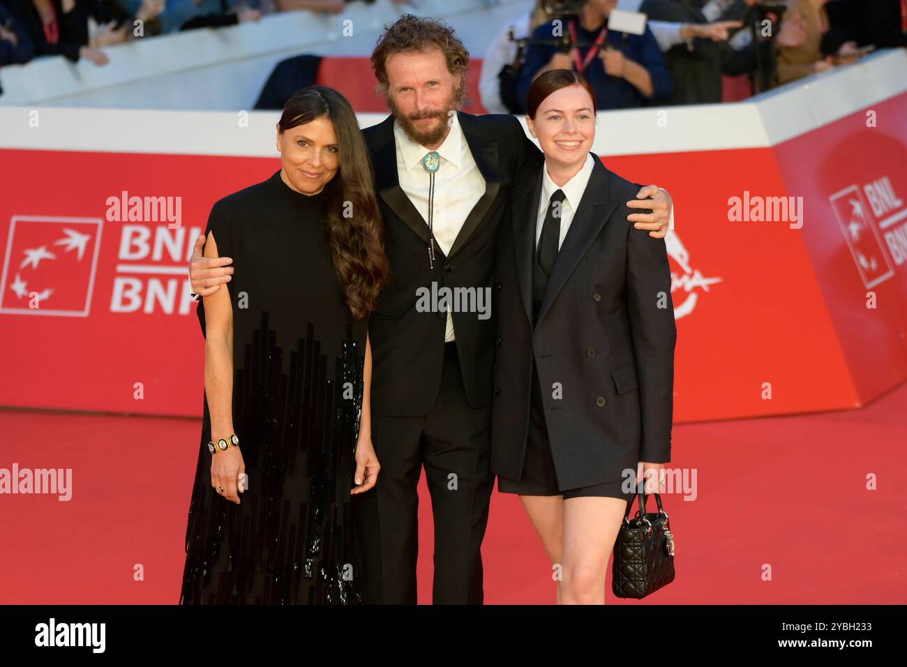 Rome, Italy. 18th Oct, 2024. Francesca Valiani (l), Jovanotti (c) and ...