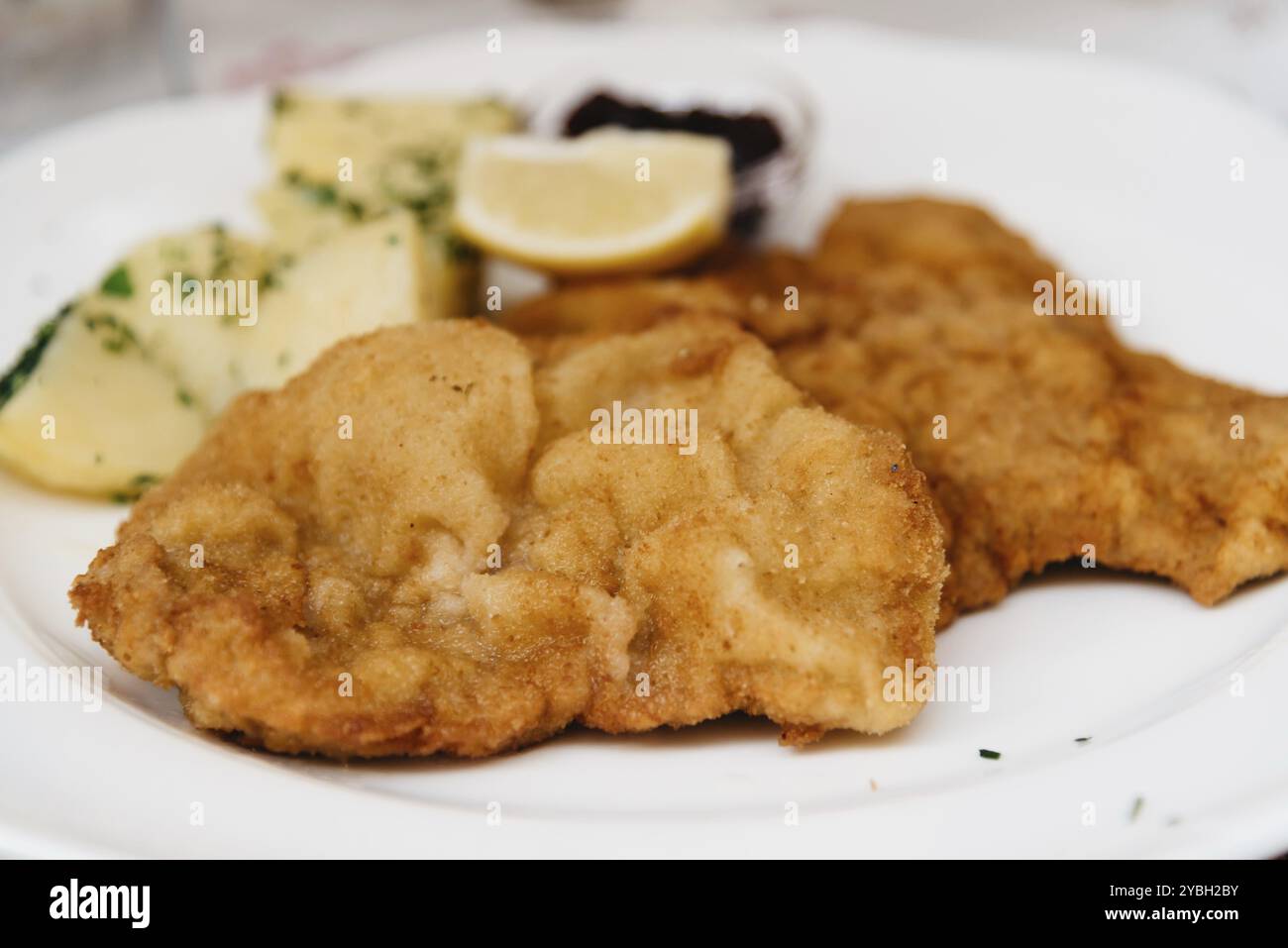 Schnitzel on white hi-res stock photography and images - Alamy