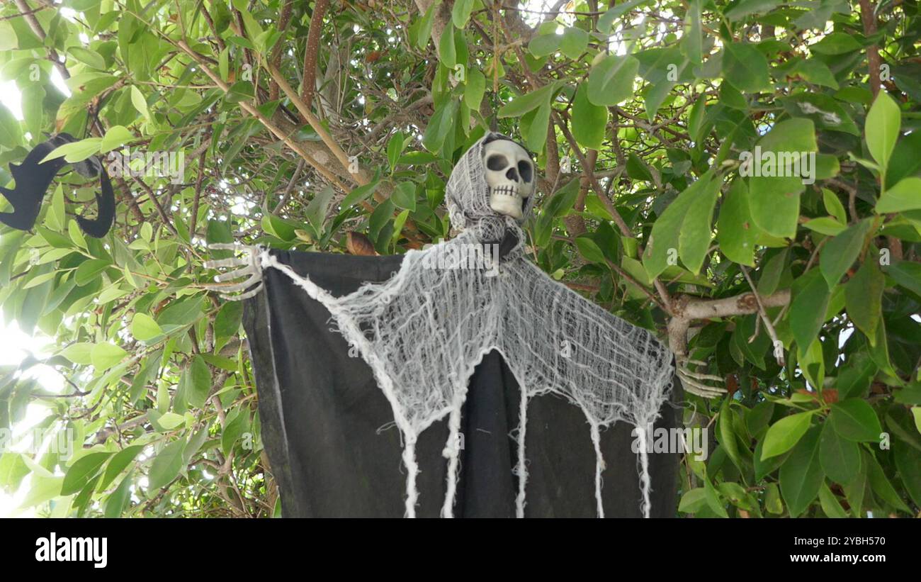 Los Angeles, California, USA 15th October 2024 Halloween Decorations at Actress/singer Naya ...