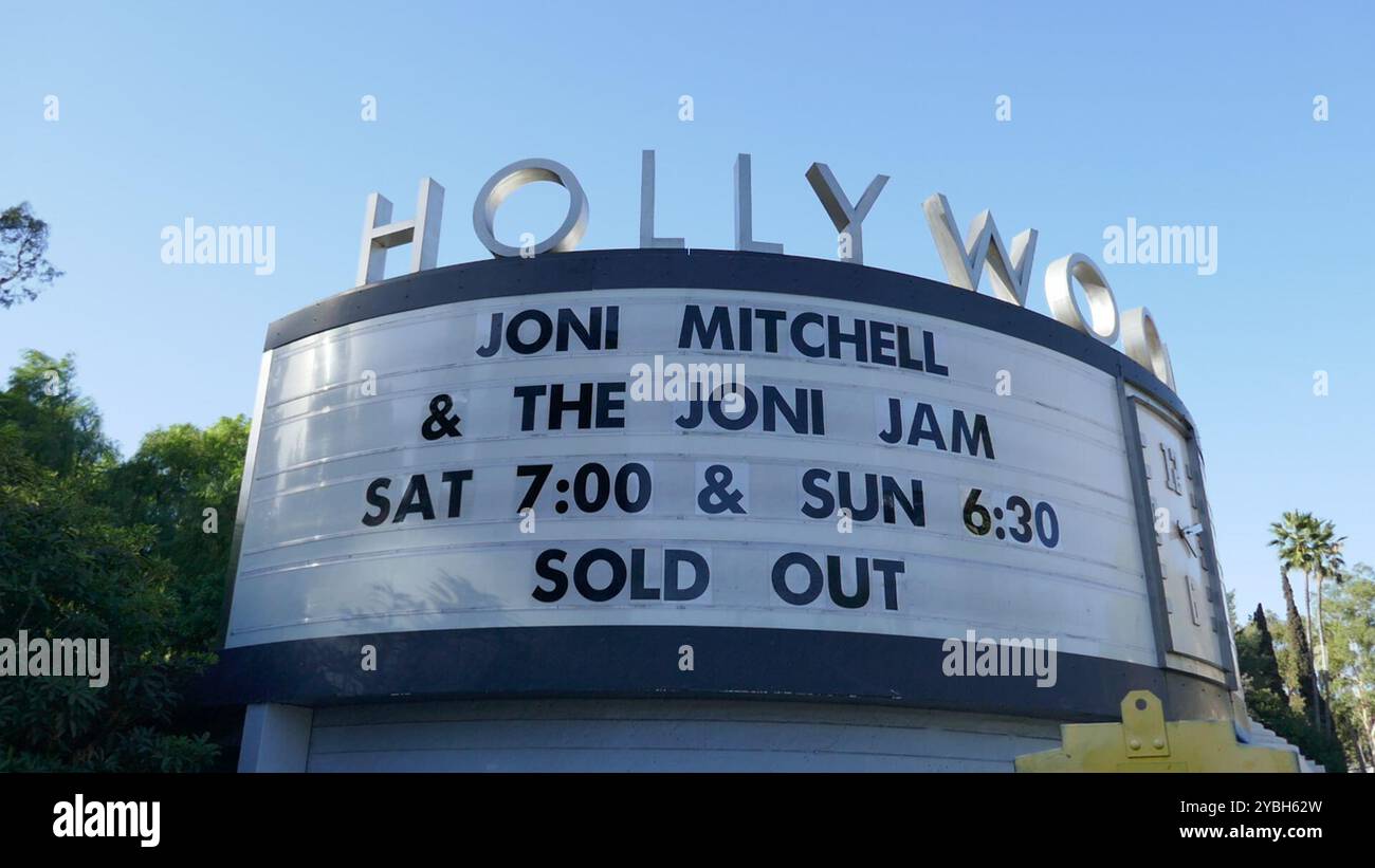 Los Angeles, California, USA 18h October 2024 Joni Mitchell and the ...