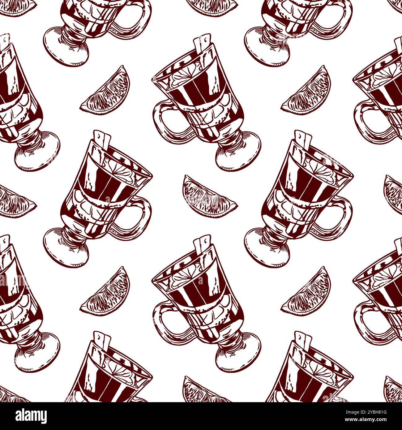 Mulled wine in paper Stock Vector Images - Alamy