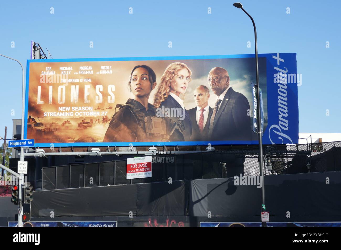 Los Angeles, California, USA 18th October 2024 Lioness Billboard with ...