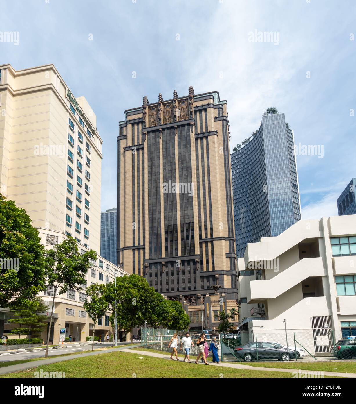 Singapore art deco building hi-res stock photography and images - Alamy