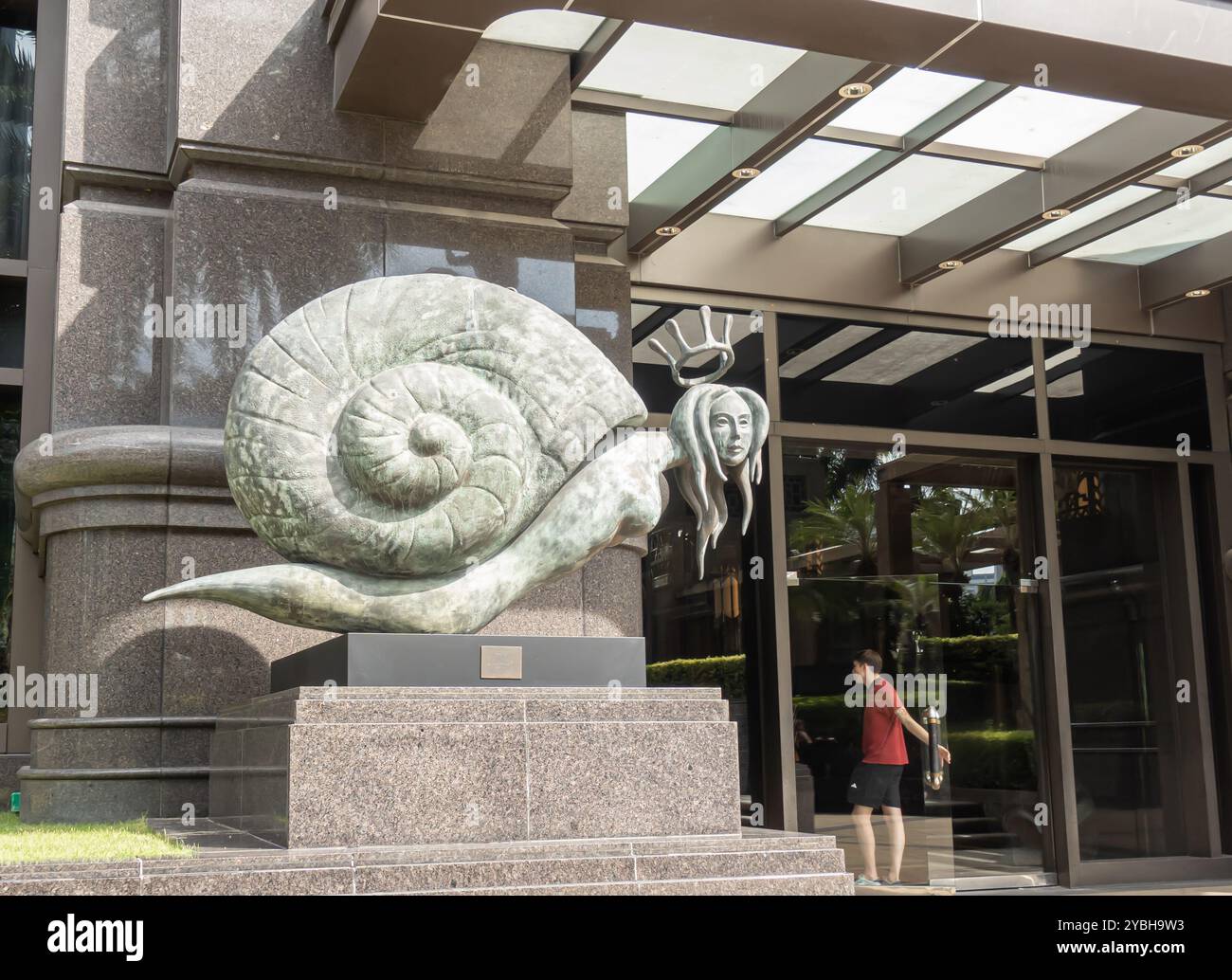 The Snail Queen - Salvador Dali sculpture, Parkview Square, Singapore ...