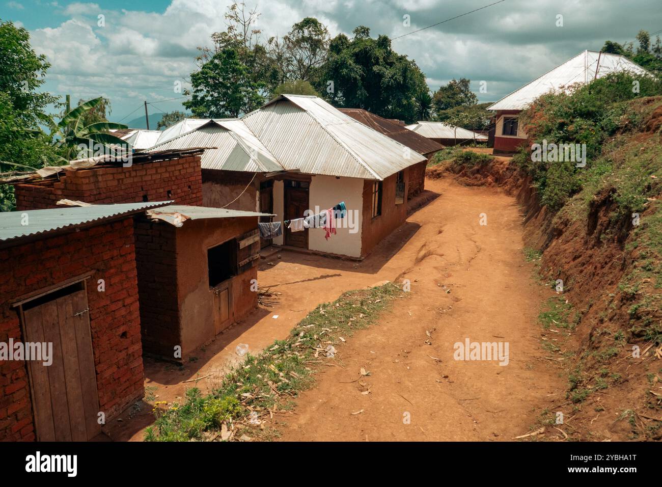 A Wasambara tribe homestead at Lushoto in Tanga Region, Tanzania Stock ...