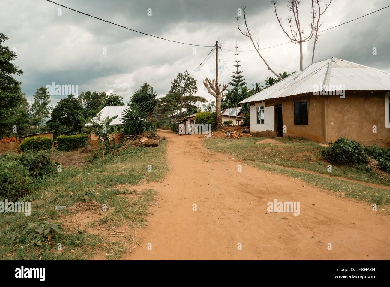 A Wasambara tribe homestead at Lushoto in Tanga Region, Tanzania Stock ...