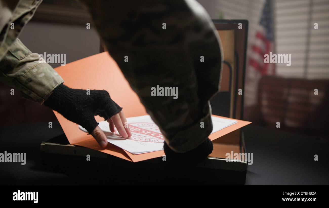 Army documents hi-res stock photography and images - Alamy