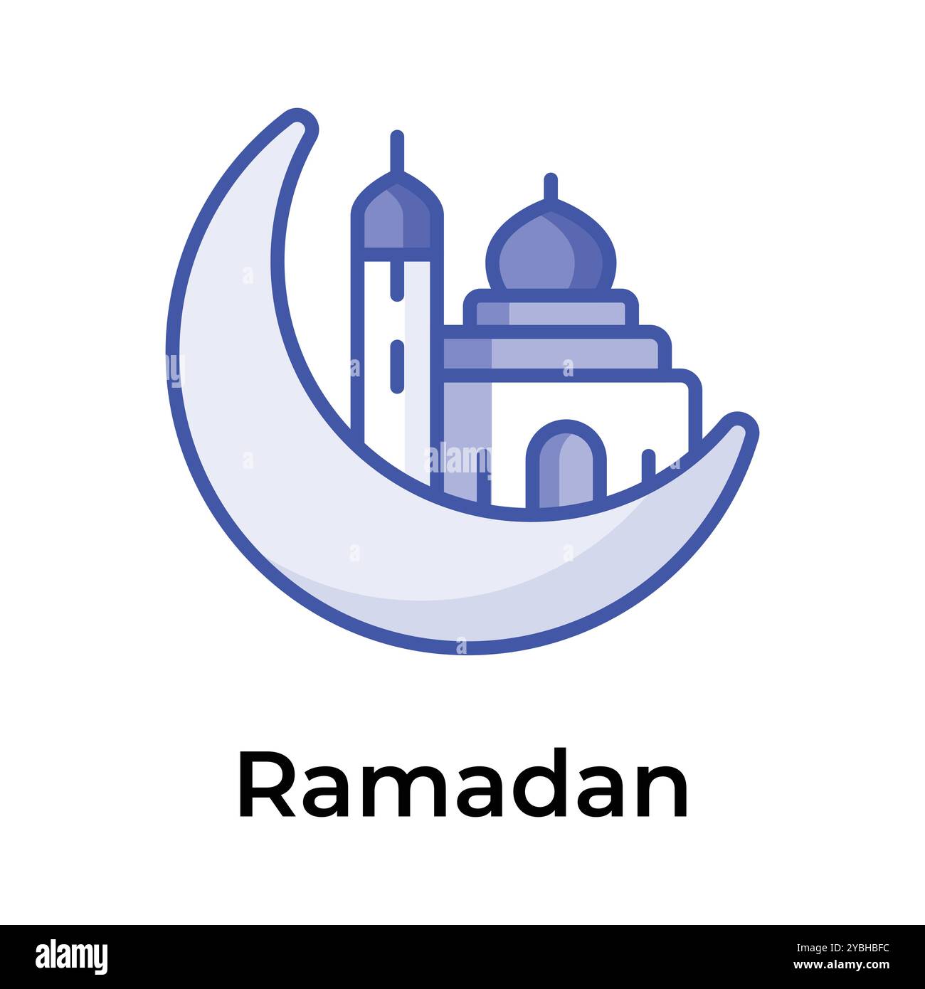 Well designed ramadan moon vector design, ready to use icon Stock ...
