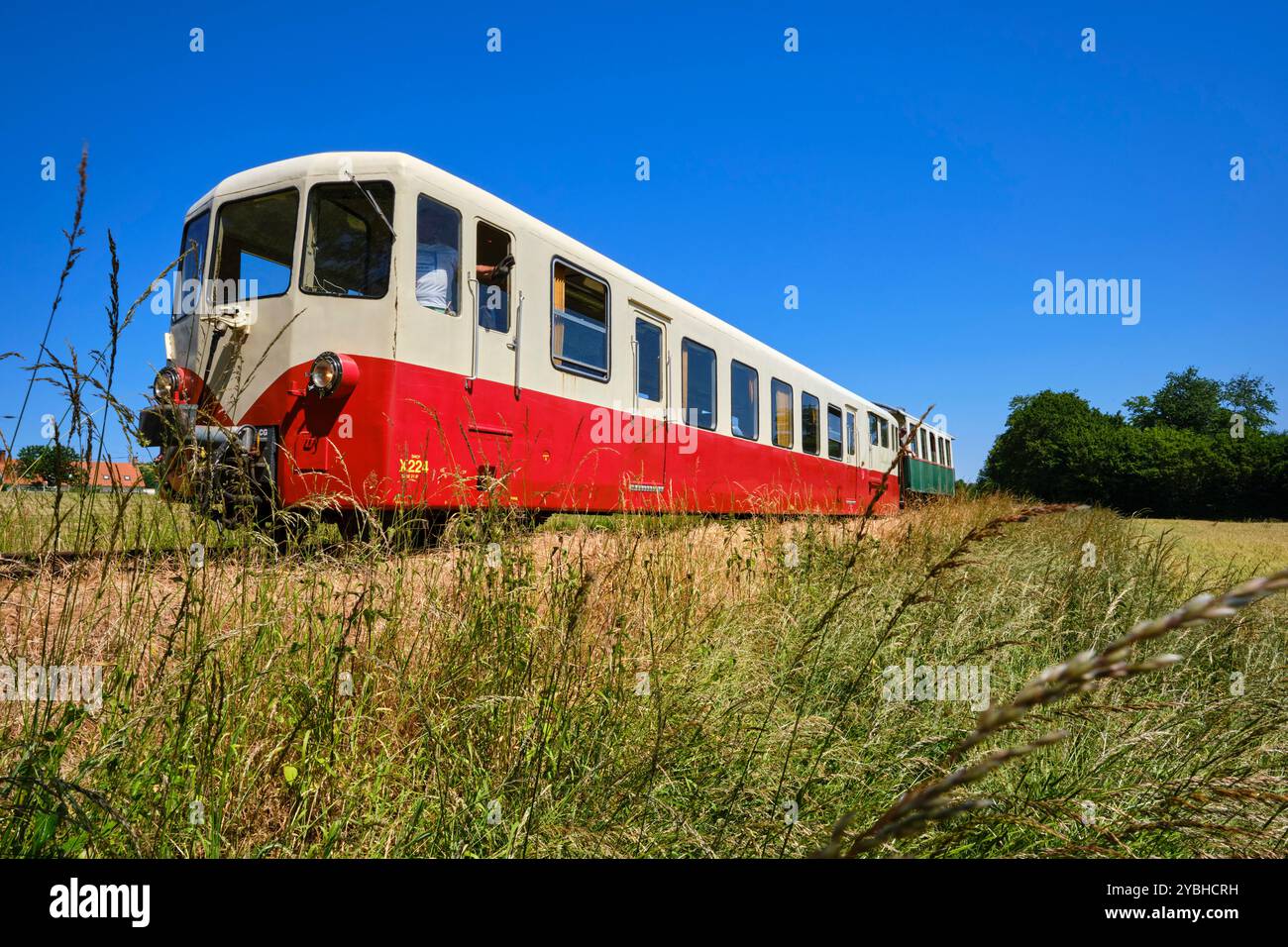 France, Indre, Berry, Écueillé, the Train du Bas Berry, tourist railway ...