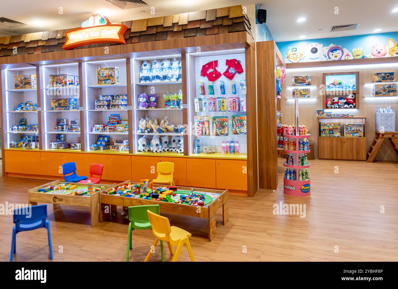 Pororo Park Singapore - Indoor children's playground Stock Photo - Alamy