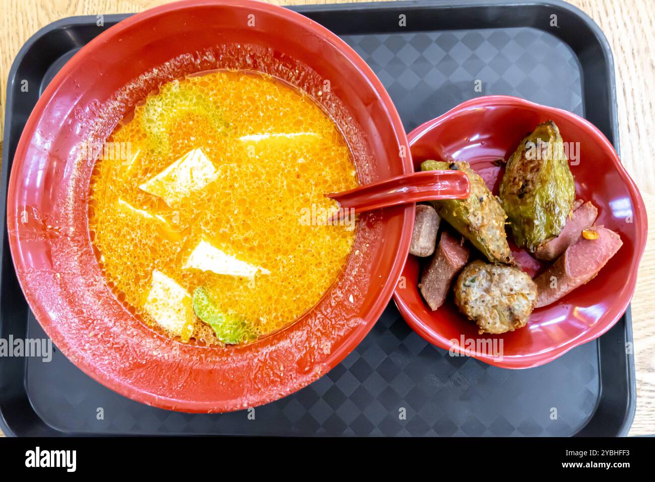 Laksa Yong Tau Foo bowl served in Fong Yong Tau Foo eatery restaurant ...