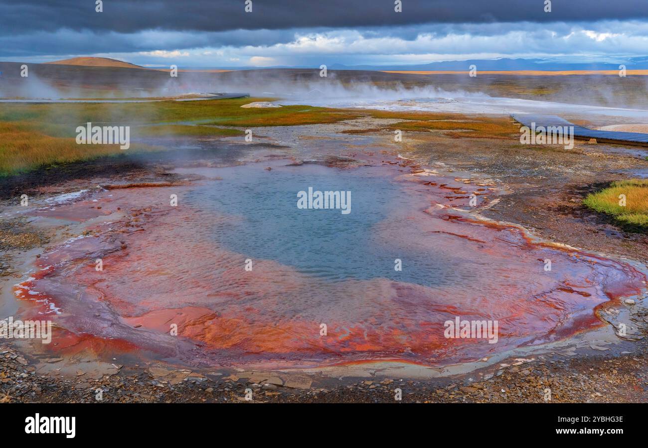 Geothermal steam in landscape hi-res stock photography and images - Alamy